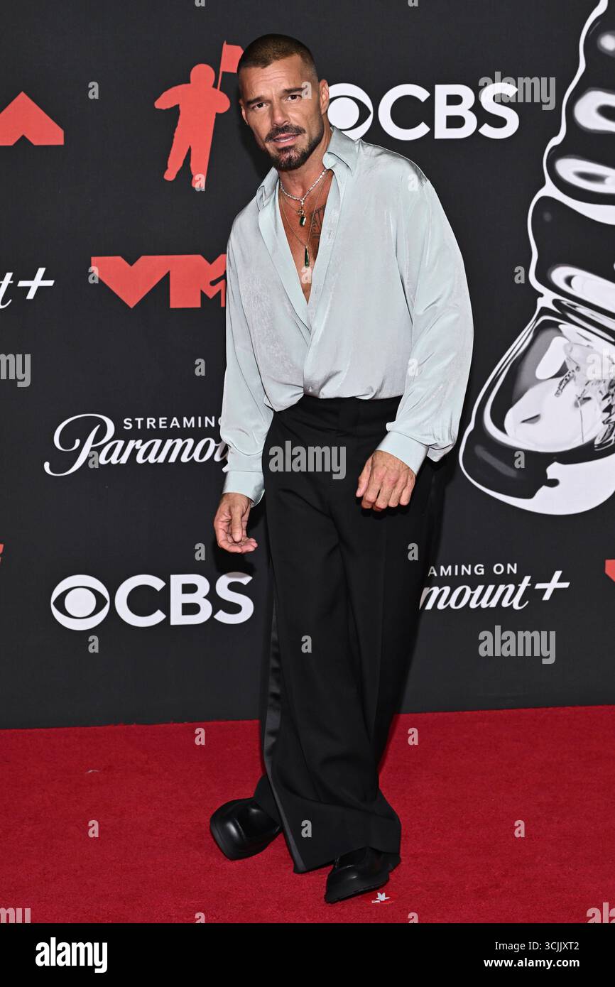 Ricky Martin arrives at the MTV Video Music Awards on Sunday, Sept. 7 ...