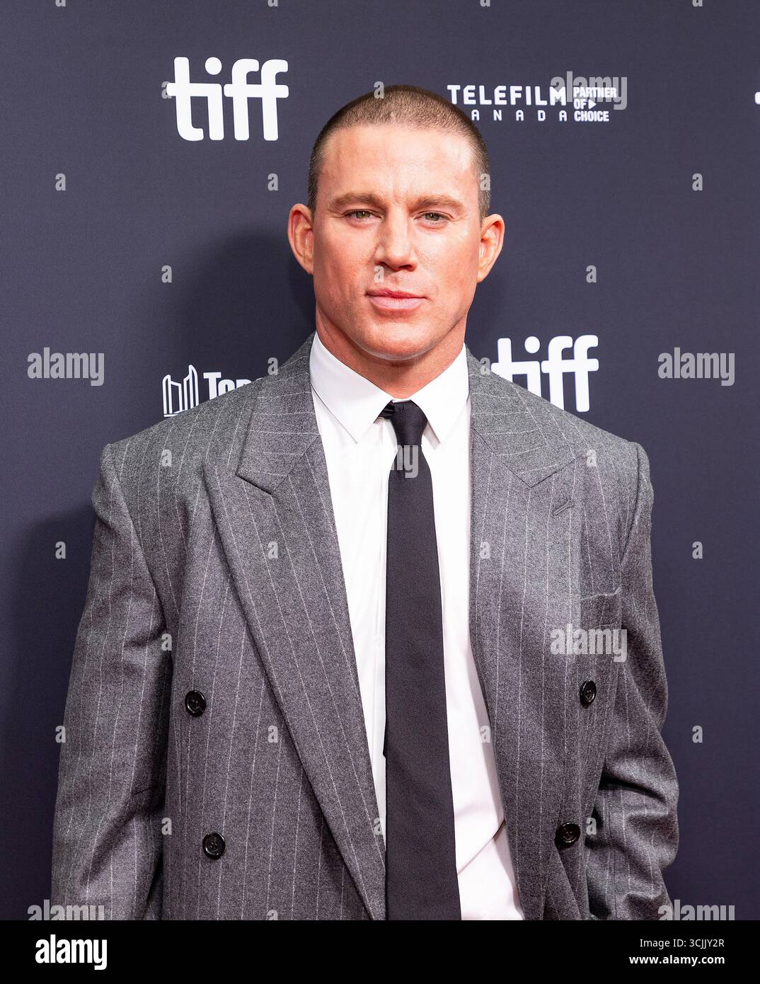 Channing Tatum attends the premiere of "Roofman" at the 2025 Toronto ...