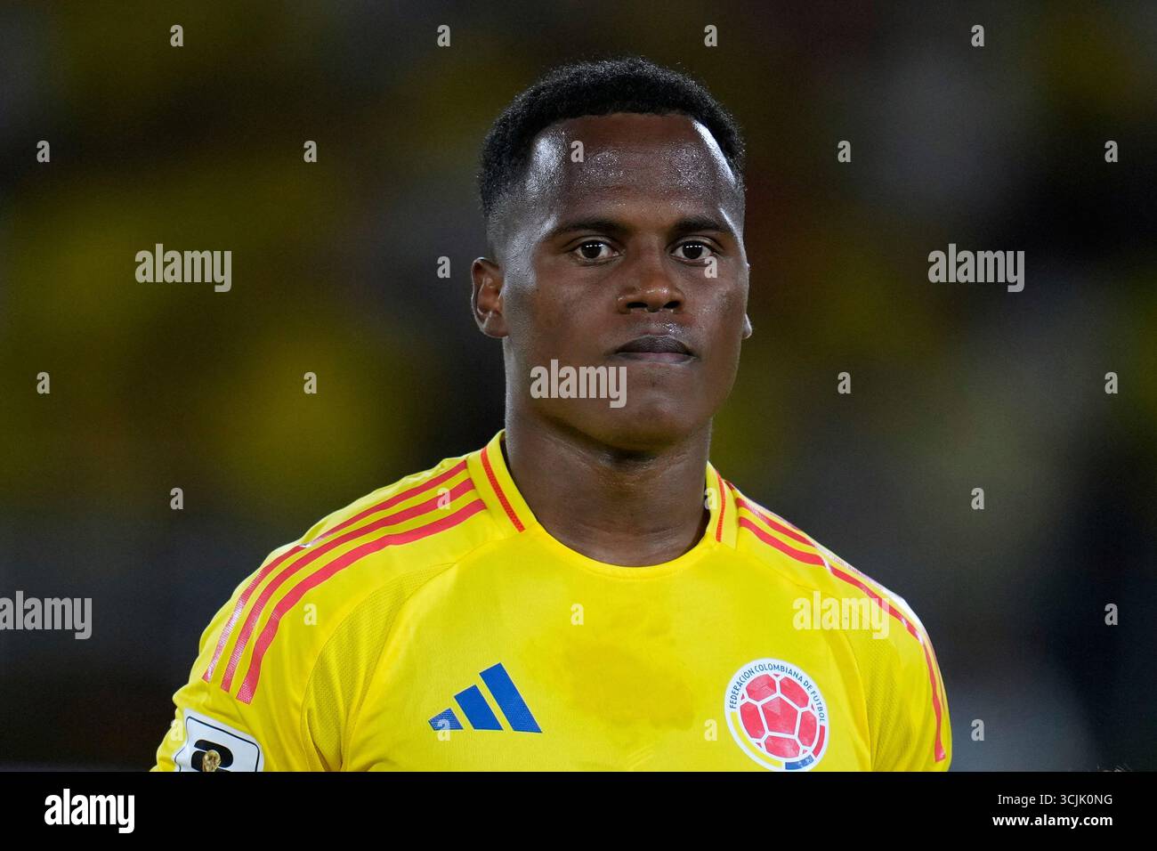 Colombia's Jhon Arias during a World Cup 2026 qualifying soccer match ...