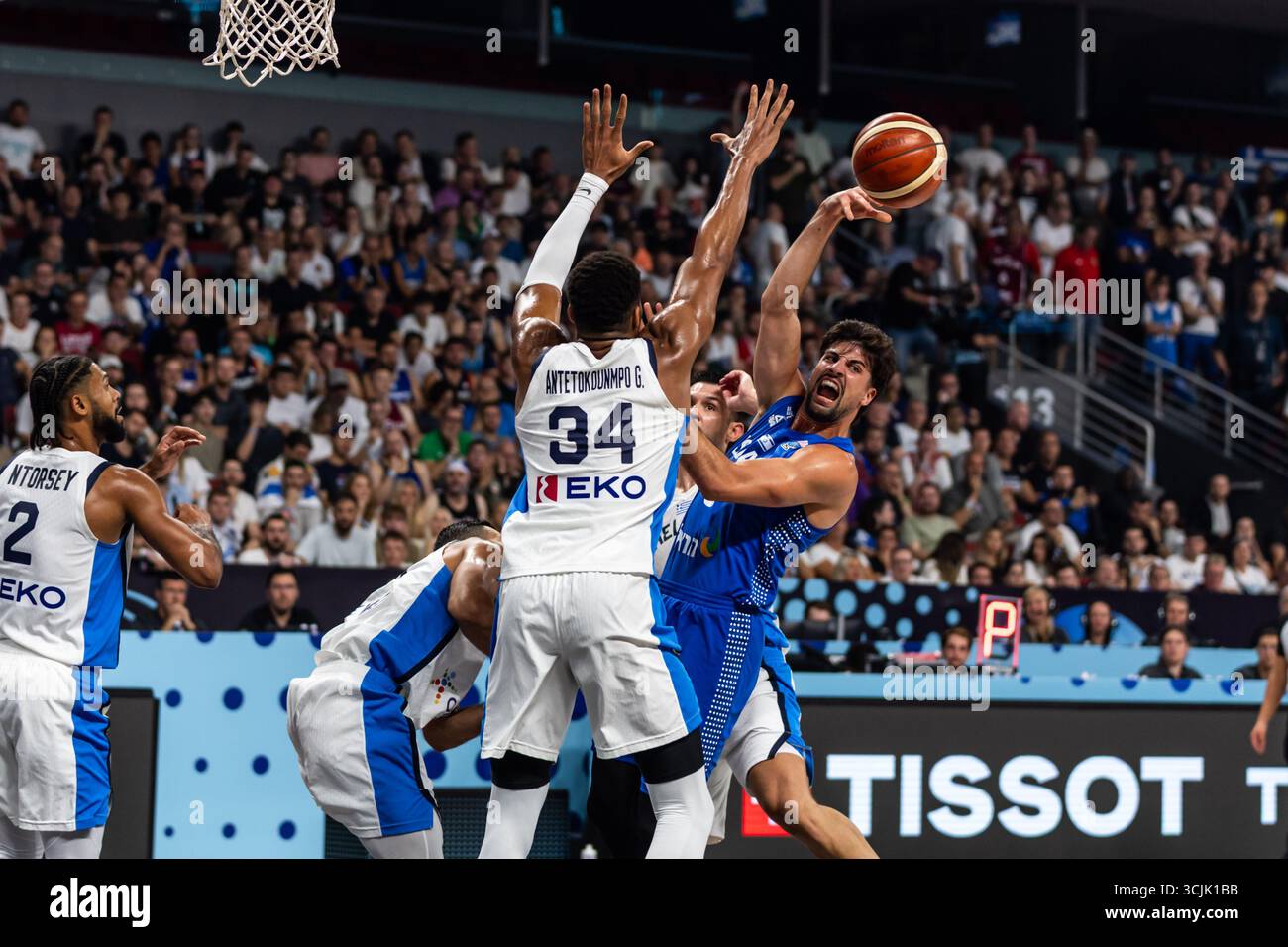 07.09.2025, Riga Arena, Riga, LAT, Eurobasket 205, Basketball ...