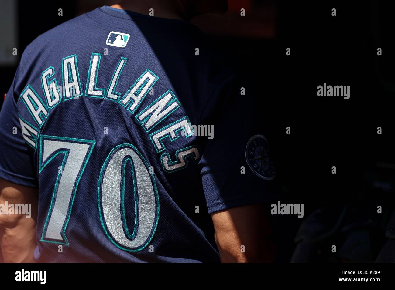 Seattle Mariners assistant hitting coach Bobby Magallanes (70) stands ...