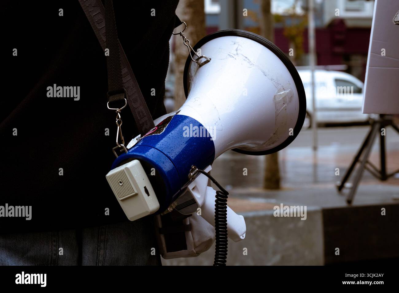 September 6, 2025, Cork, Ireland: Megaphone, taken during the Cork ...