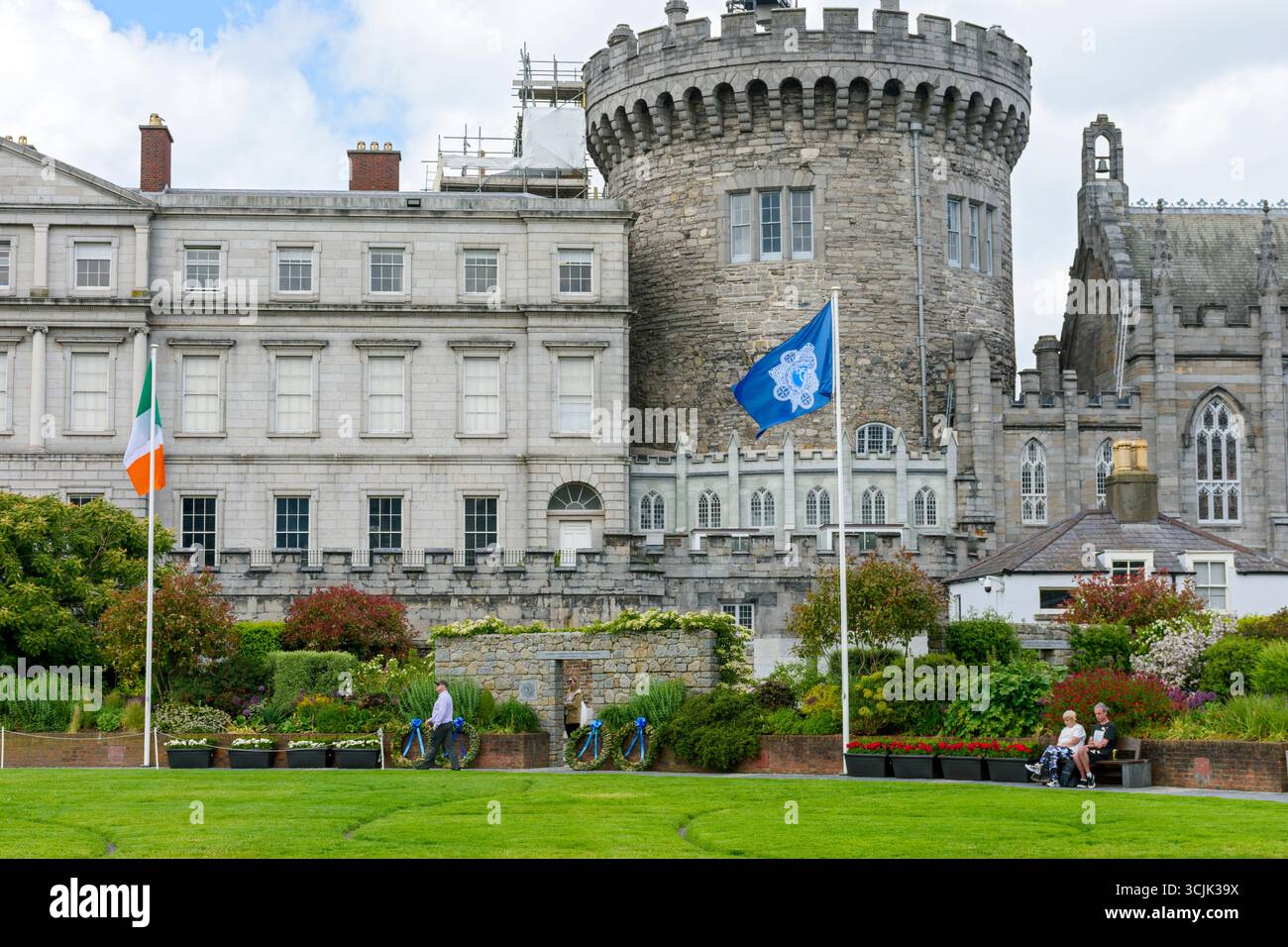 The Record Tower, Dublin Castle, Ireland. One of the remaining original ...