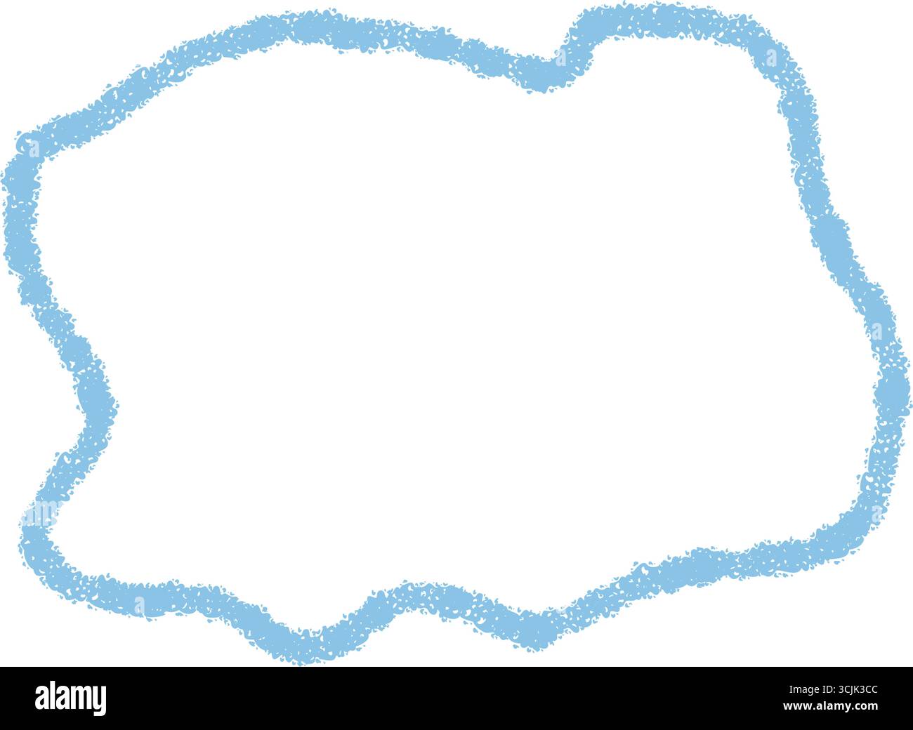 Wavy Crayon Cloud Outline Textbox Stock Vector Image & Art - Alamy
