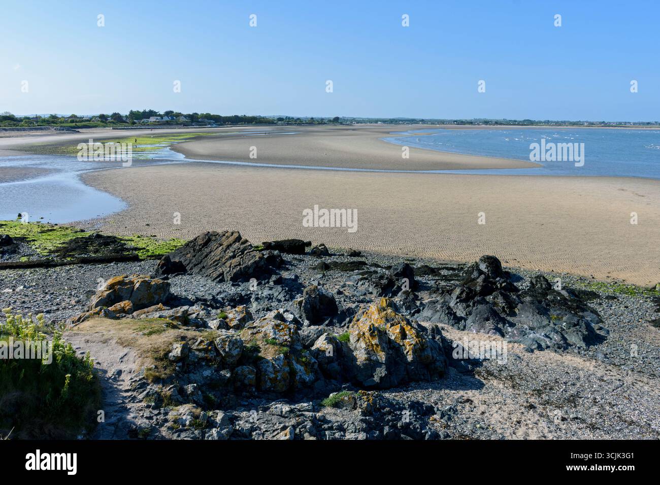 Portrane beach lookin north, near Donabate, Fingal, Co. Dublin, Ireland ...