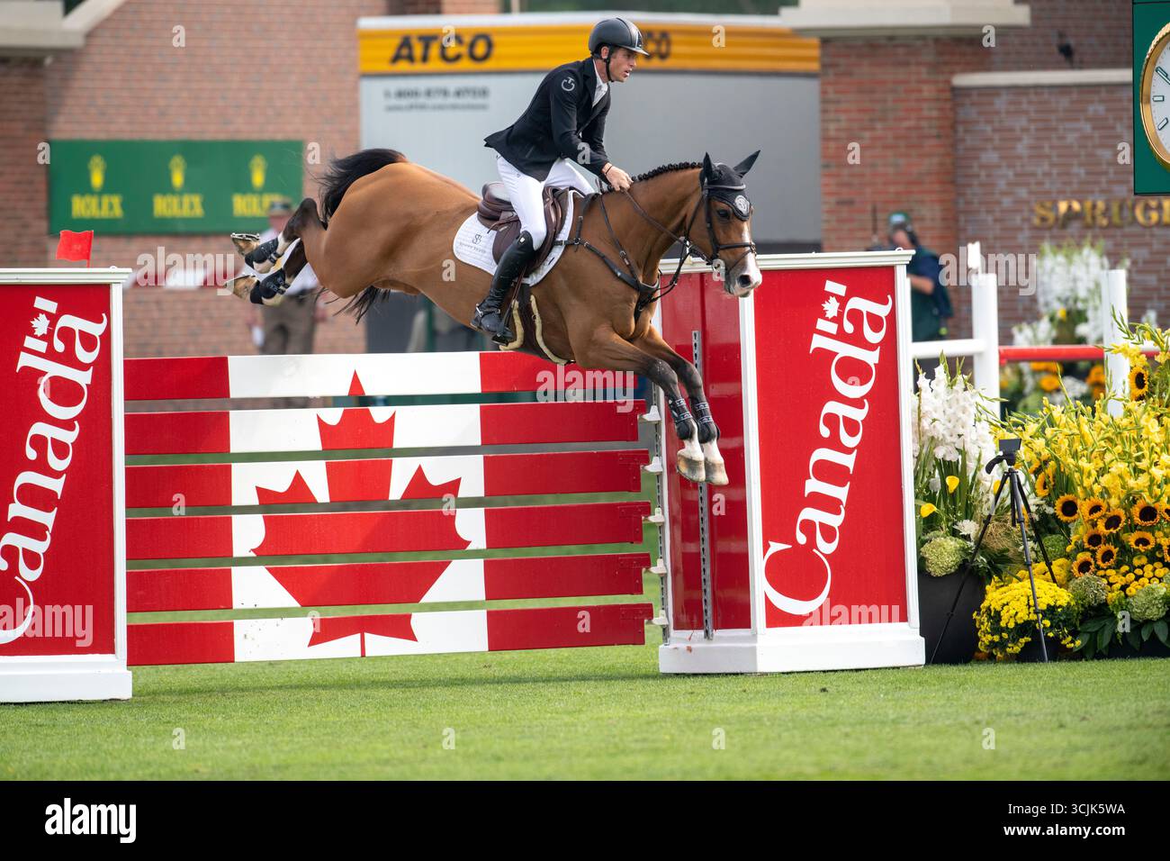 Calgary, Alberta, Canada, 7 September 2025. Scott Brash (GBR) riding ...