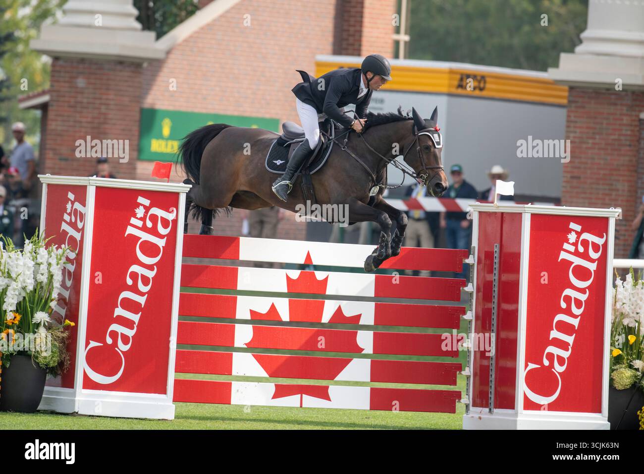 Calgary, Alberta, Canada, 7 September 2025. Kyle King (USA) riding ...