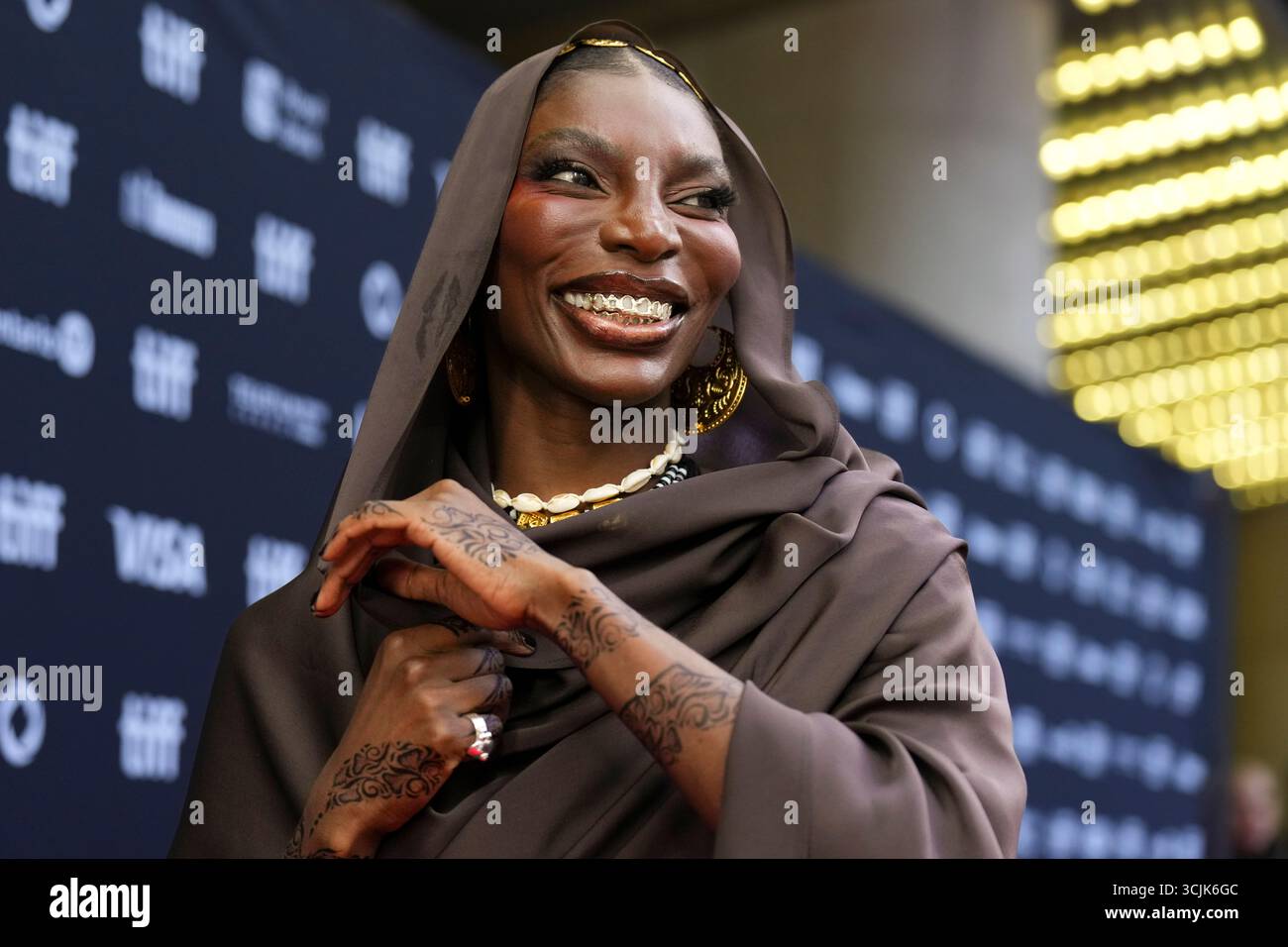 Michaela Coel arrives on the red carpet to promote the film "The ...