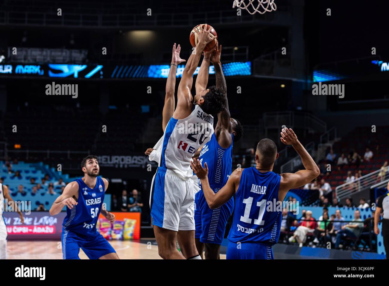 07.09.2025, Riga Arena, Riga, LAT, Eurobasket 205, Basketball ...