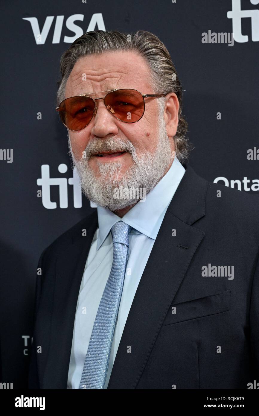 Russell Crowe attending the screening of the movie Nuremberg ahead of ...