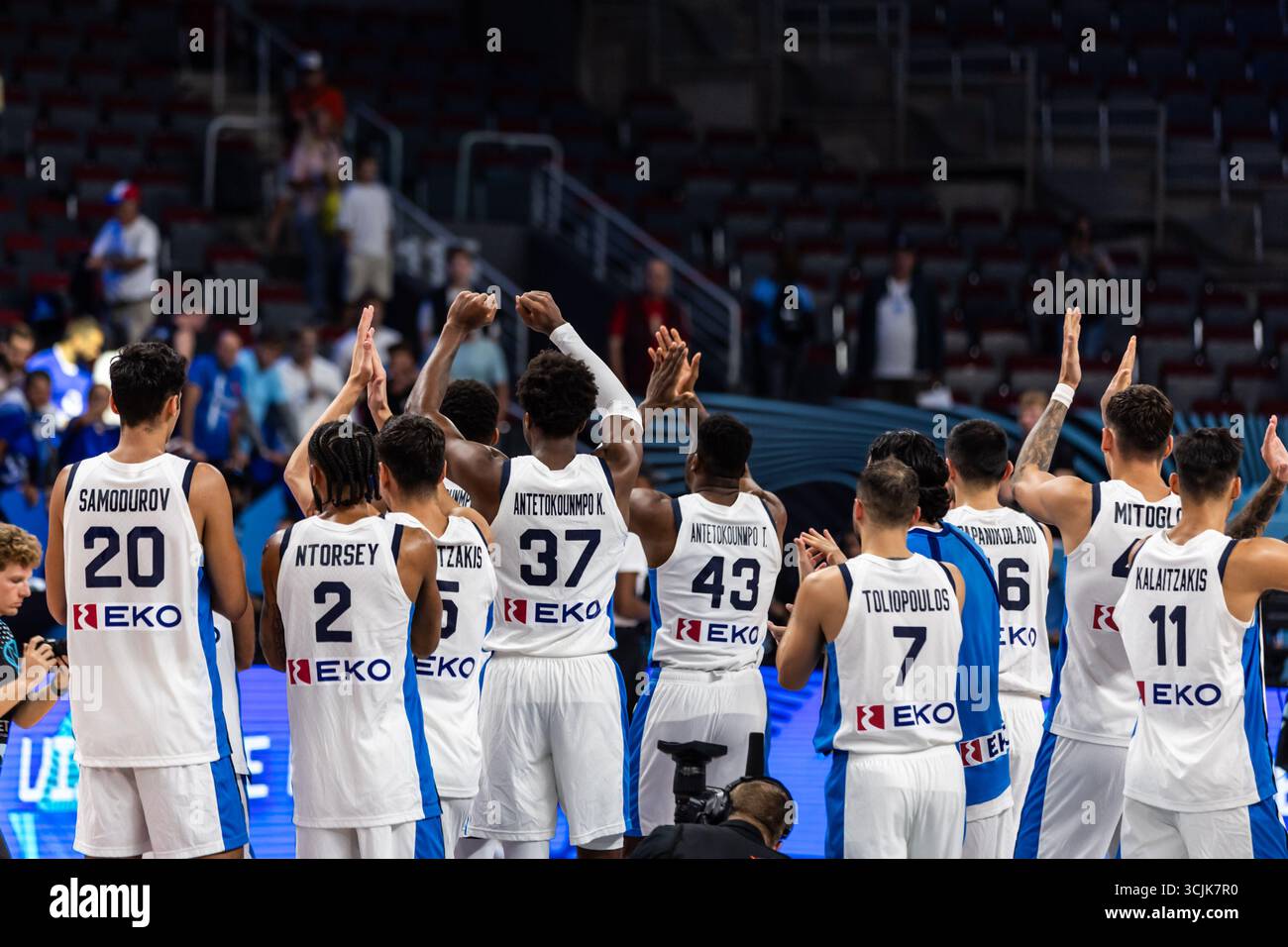 07.09.2025, Riga Arena, Riga, LAT, Eurobasket 205, Basketball ...