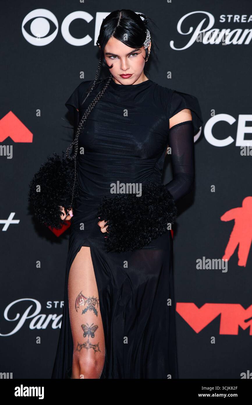 Benee walking on the red carpet at the 2025 MTV Video Music Awards held ...