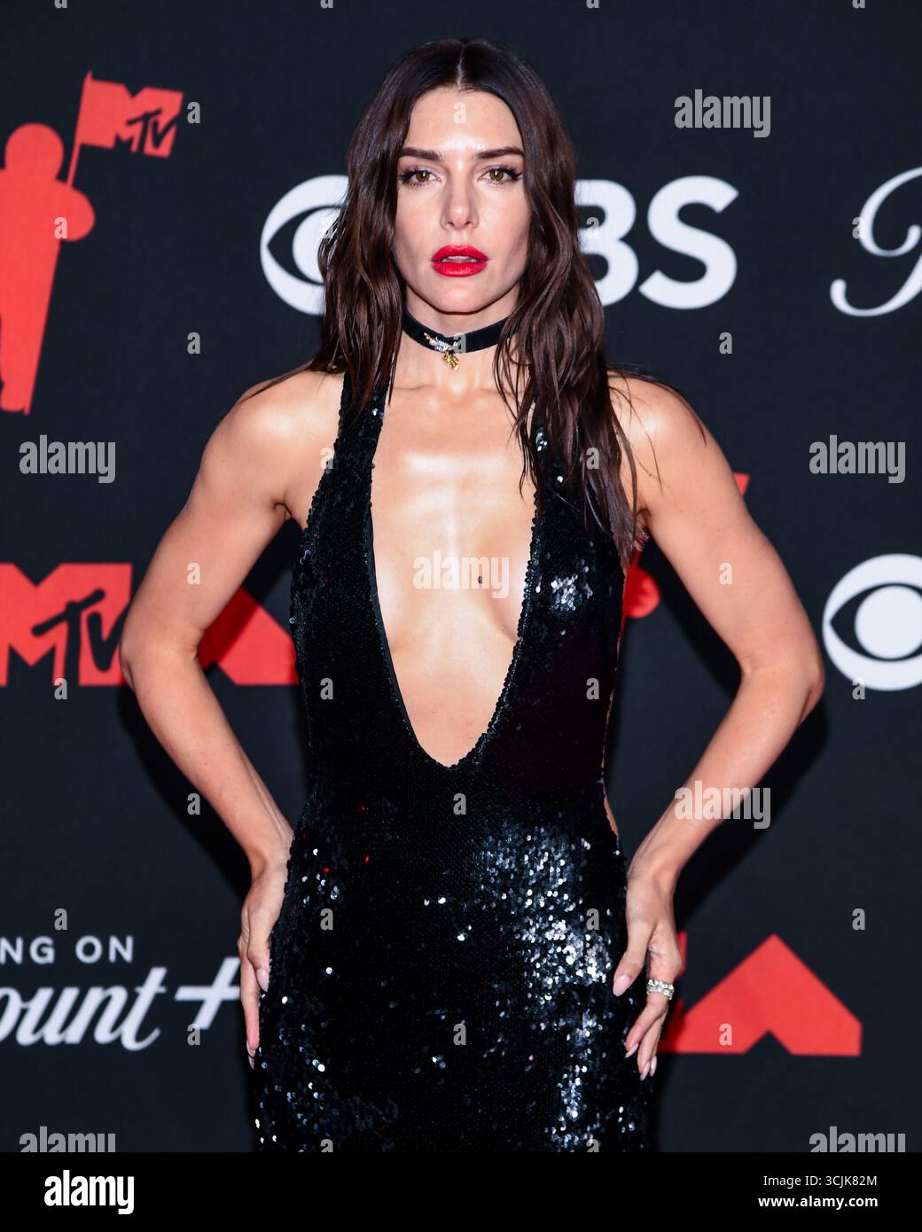 Valentina Ferrer walking on the red carpet at the 2025 MTV Video Music ...