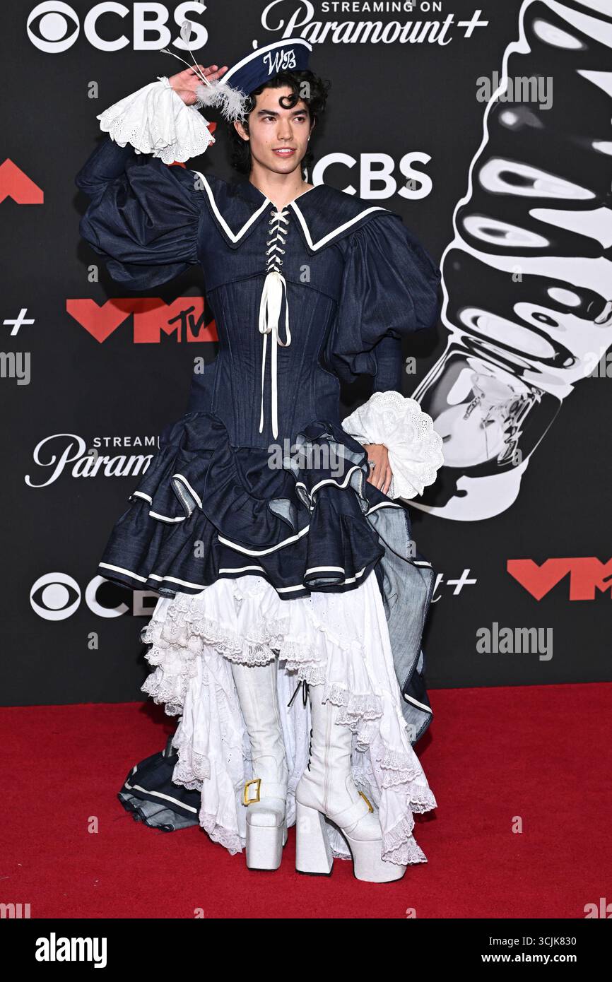 Conan Gray arrives at the MTV Video Music Awards on Sunday, Sept. 7 ...