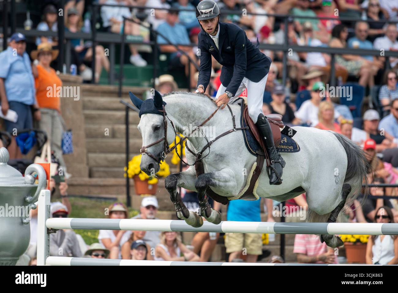 Calgary, Alberta, Canada, 7 September 2025. Roy van Beek (BEL) riding ...
