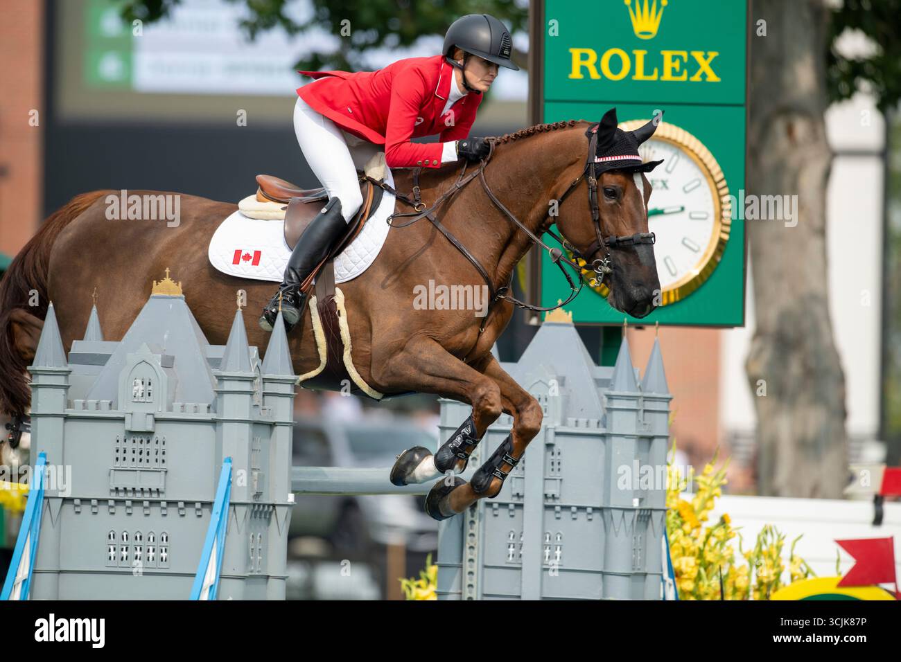 Calgary, Alberta, Canada, 7 September 2025. Tifany Foster (CAN) riding ...