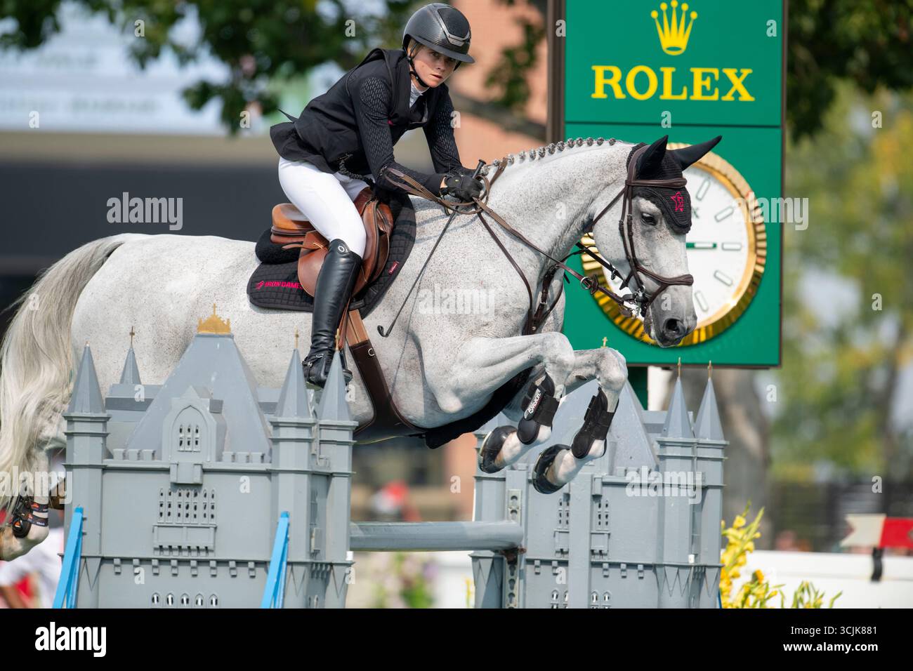 Calgary, Alberta, Canada, 7 September 2025. Sophie Hinners (GER) riding ...