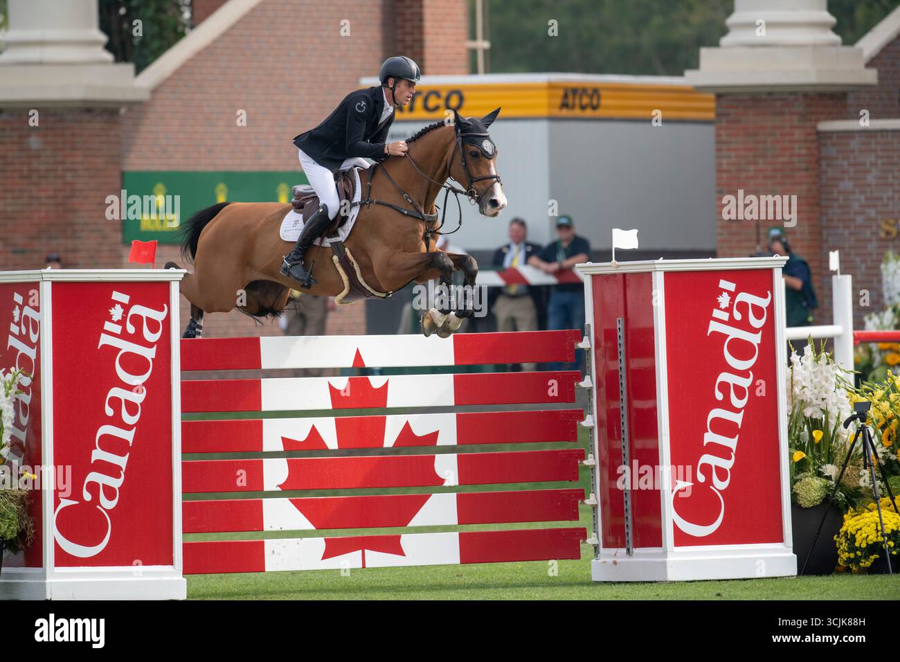 Calgary, Alberta, Canada, 7 September 2025. Scott Brash (GBR) riding ...
