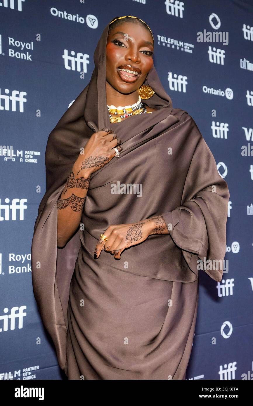 Michaela Coel arrives on the red carpet to promote the film "The ...