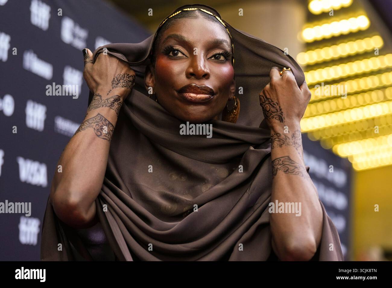 Michaela Coel arrives on the red carpet to promote the film "The ...