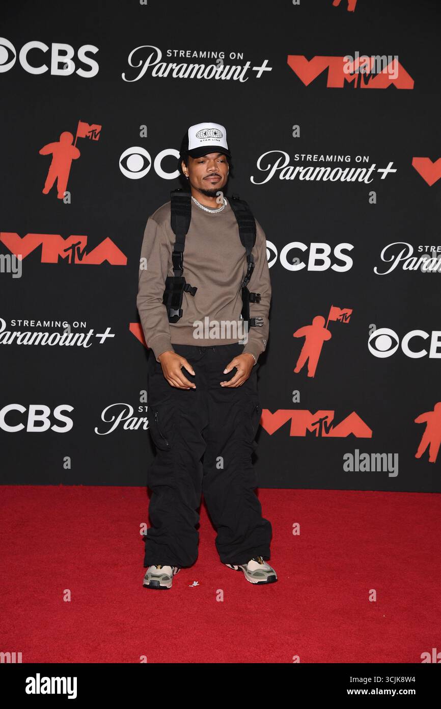 Chance The Rapper walking on the red carpet at the 2025 MTV Video Music ...