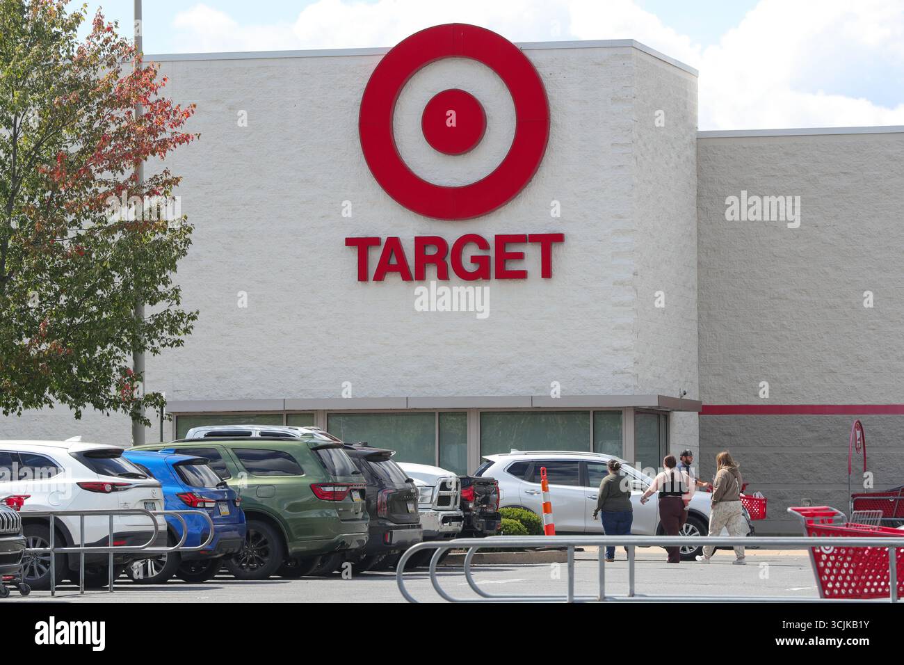 The Target bullseye logo is seen on a Target store in Muncy, Pa. on ...