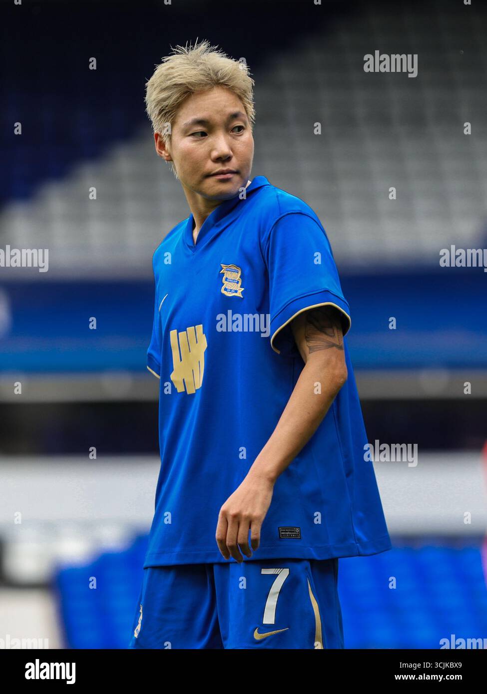 Lee Geum-min (7 Birmingham City) in action during the Barclays Womens ...