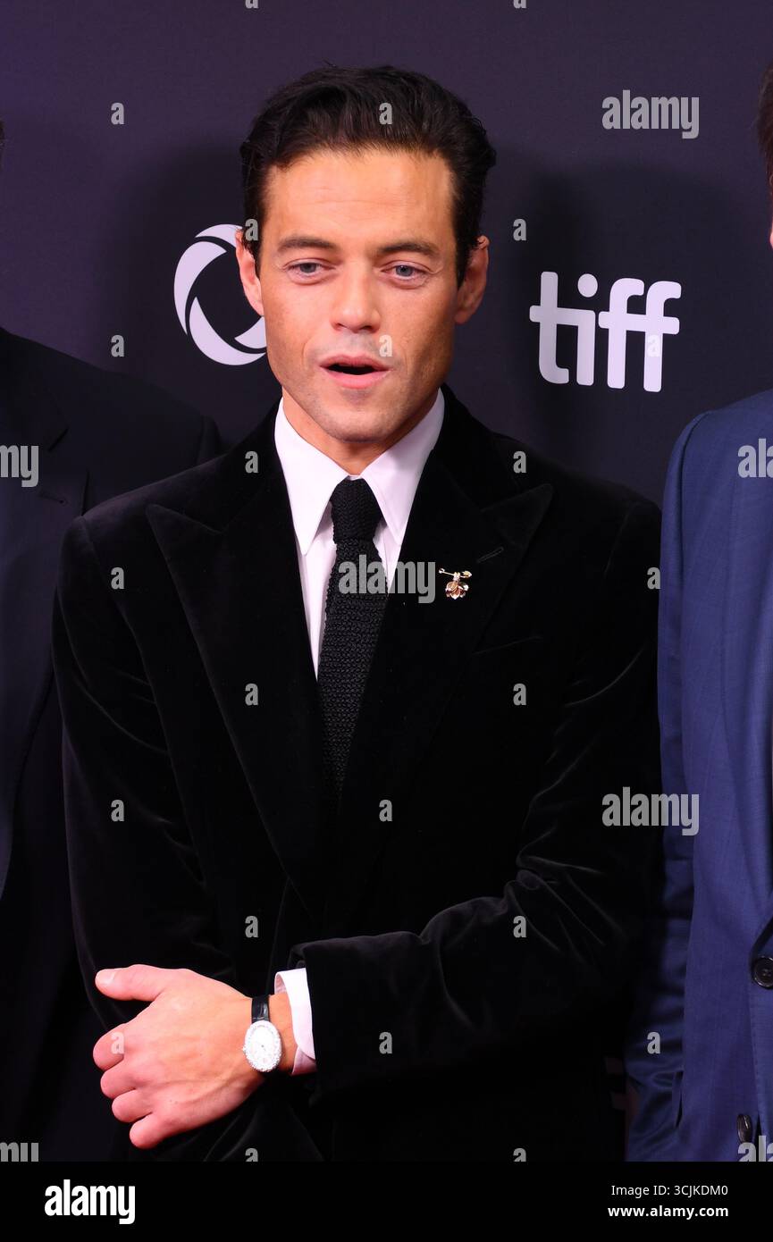 TORONTO, ONTARIO - SEPTEMBER 07: Rami Malek attends the premiere of ...
