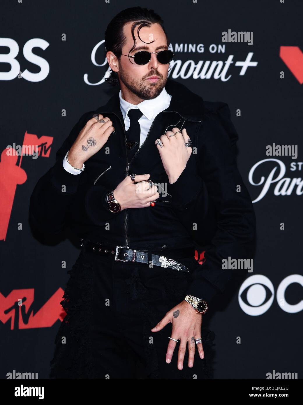 James Abrahart aka JHart walking on the red carpet at the 2025 MTV ...