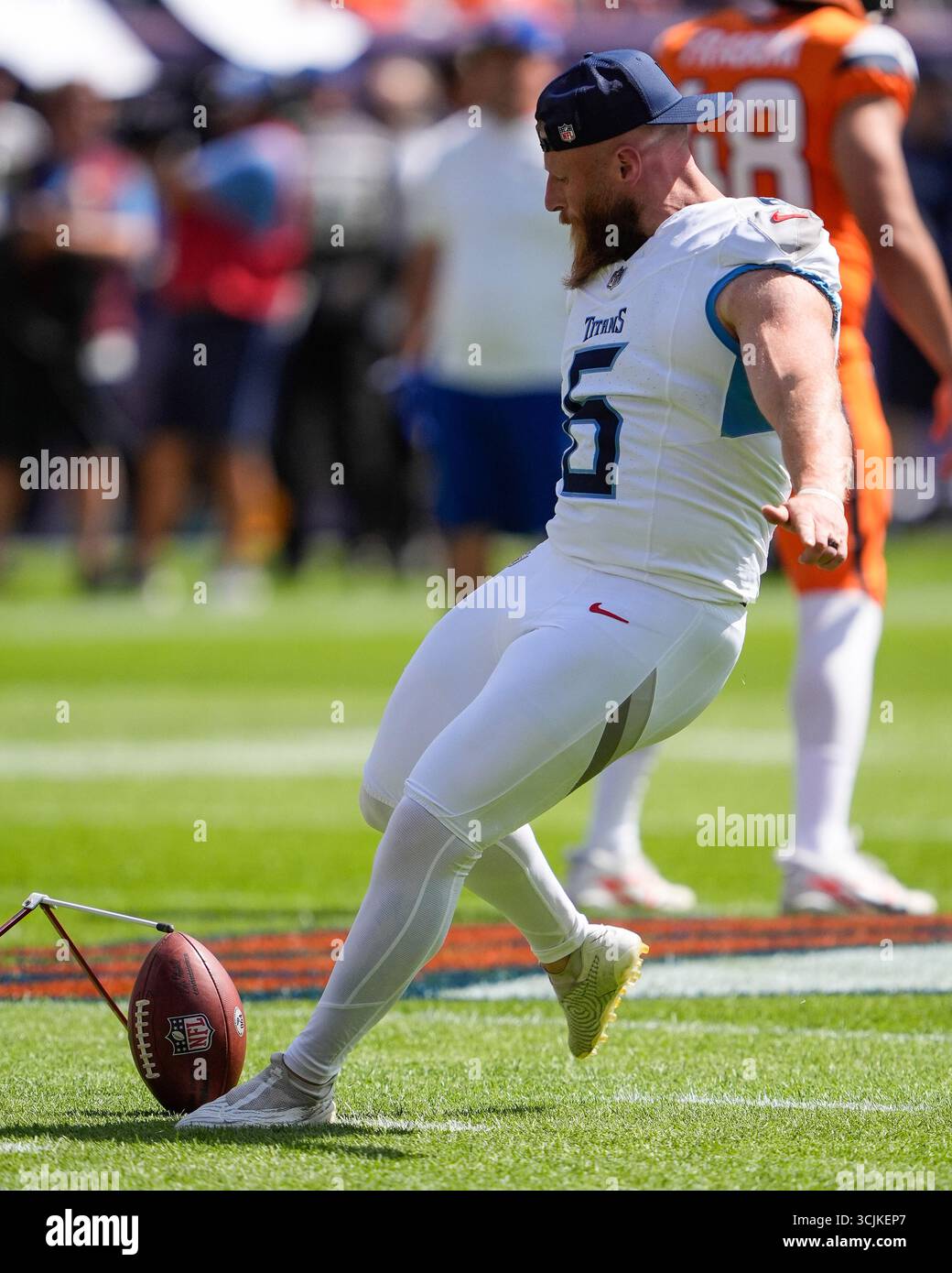 September 7, 2025: Tennessee Titans place kicker Joey Slye (6 ...