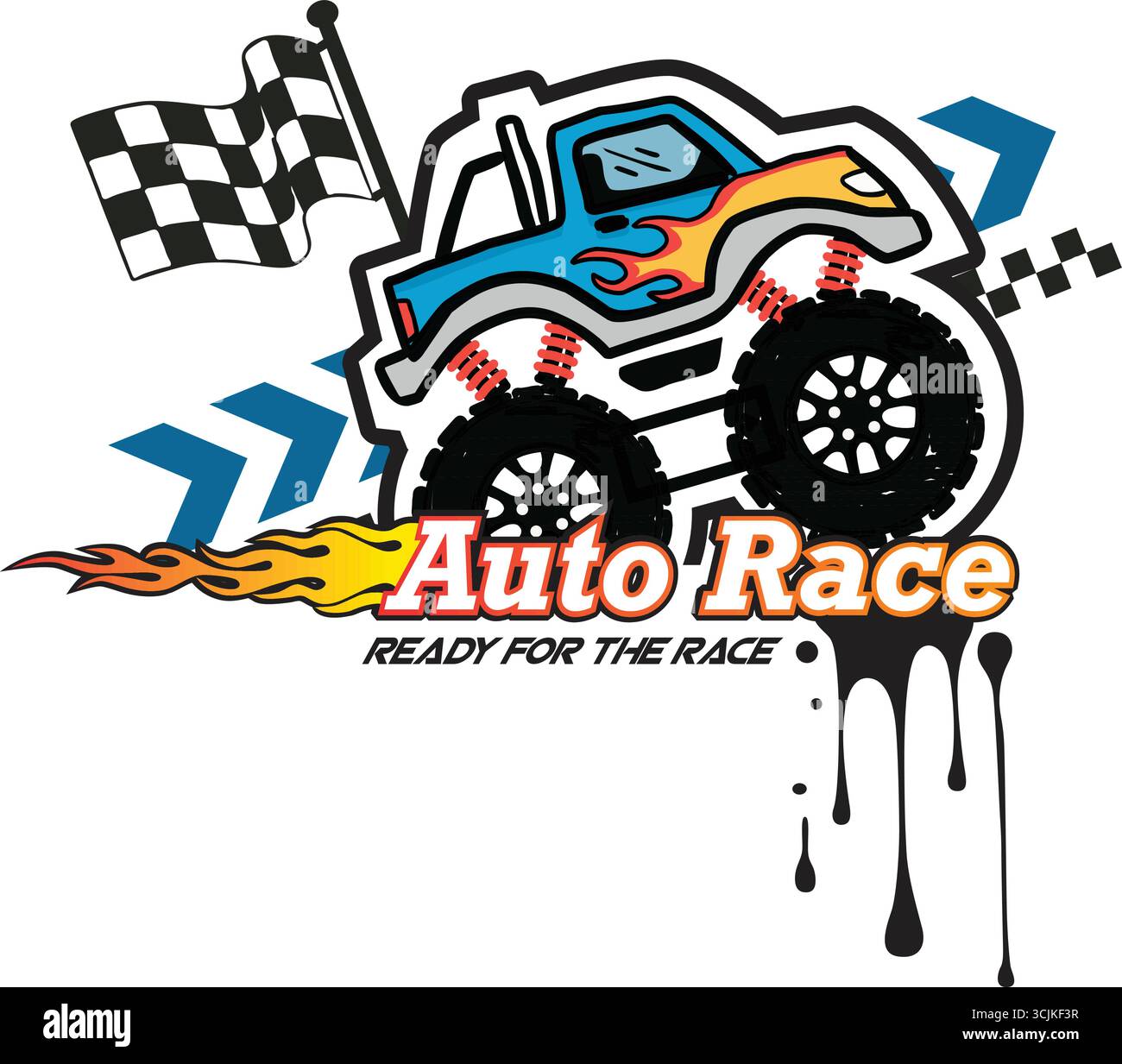 Truck pattern seamless Cut Out Stock Images & Pictures - Alamy