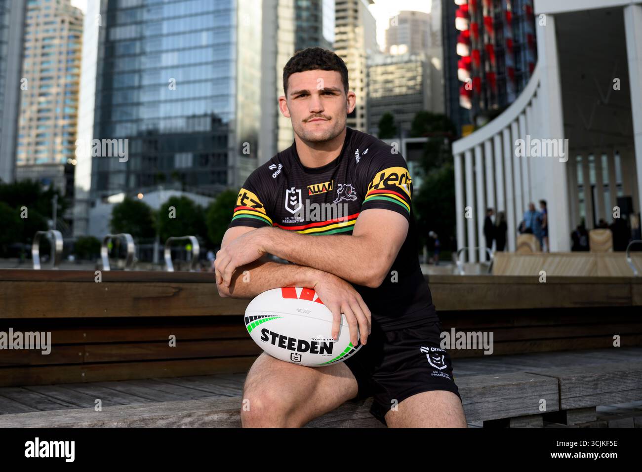 Nathan Cleary of the Penrith Panthers poses for a photograph during the ...
