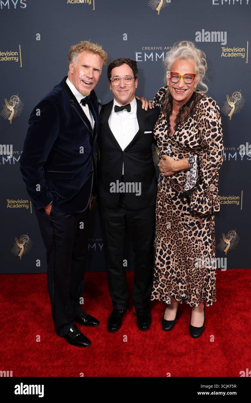 Will Ferrell, from left, Josh Greenbaum, and Harper Steele walk the Red ...