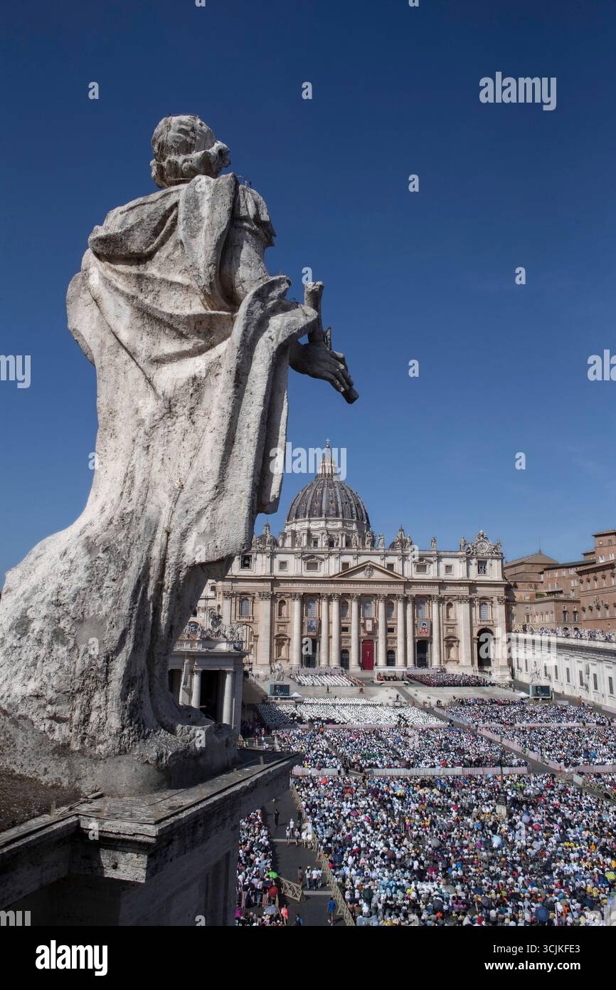 A view of the Eucharistic Celebration with the Canonization of Blessed ...