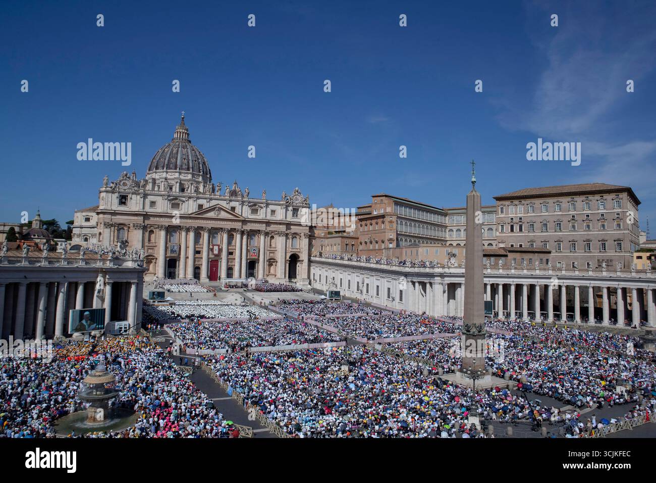 A view of the Eucharistic Celebration with the Canonization of Blessed ...
