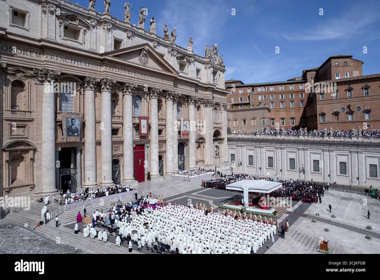 A view of the Eucharistic Celebration with the Canonization of Blessed ...
