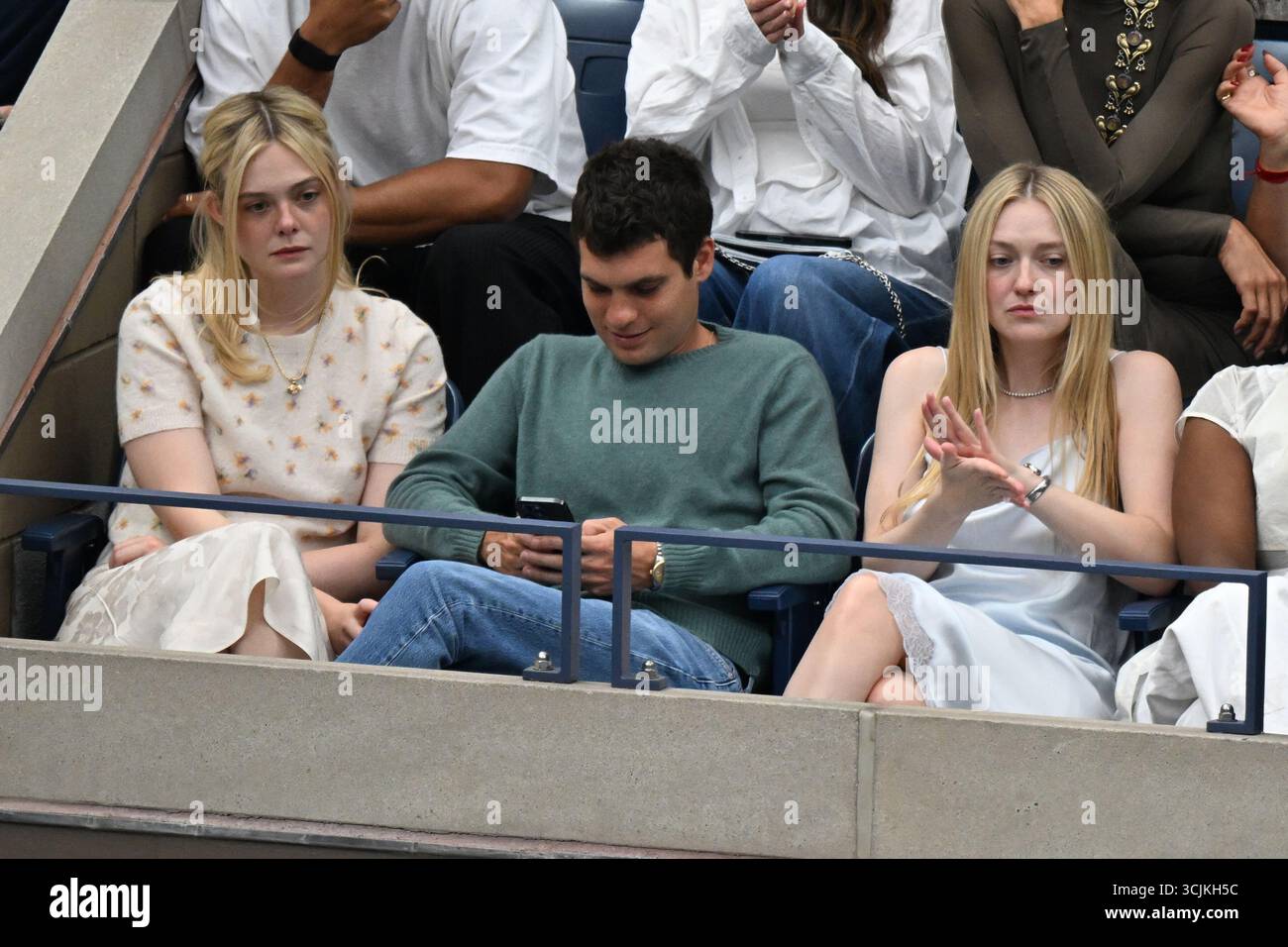 Flushing Meadows, United States. 07th Sep, 2025. Dakota Fanning and ...