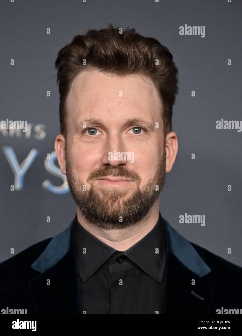 Jordan Klepper in the pressroom at the 2025 Creative Arts Emmy Awards ...