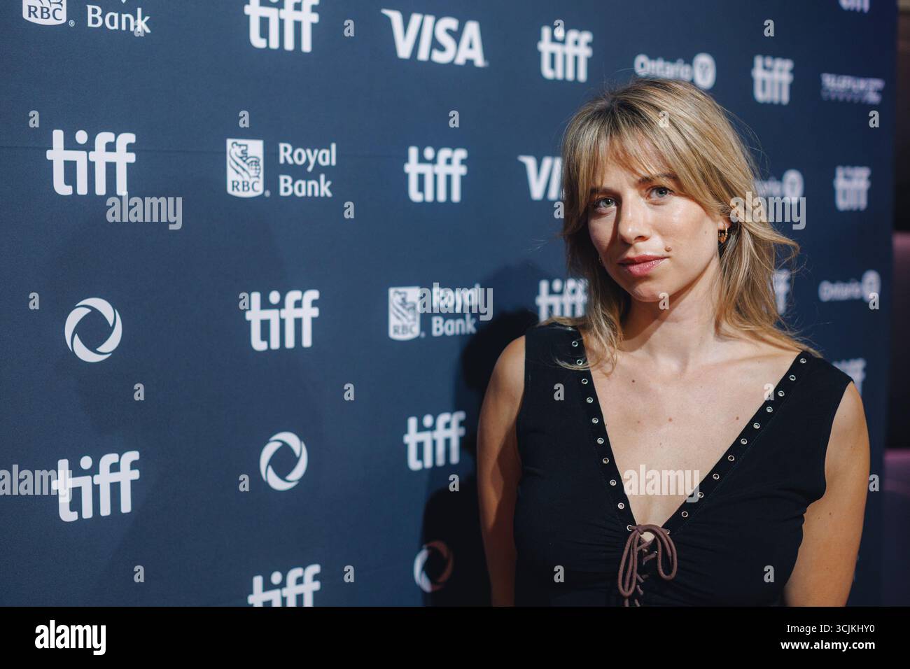 Victoria Ratermanis attends the “Disc” premiere during 2025 Toronto ...