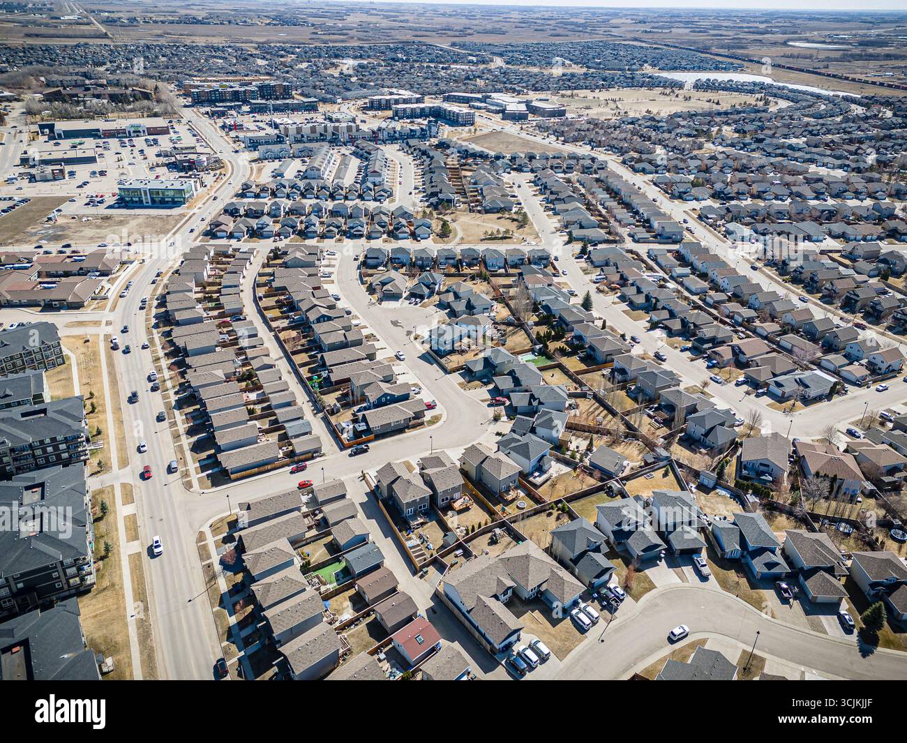 A high-resolution aerial drone photograph of the Stonebridge ...