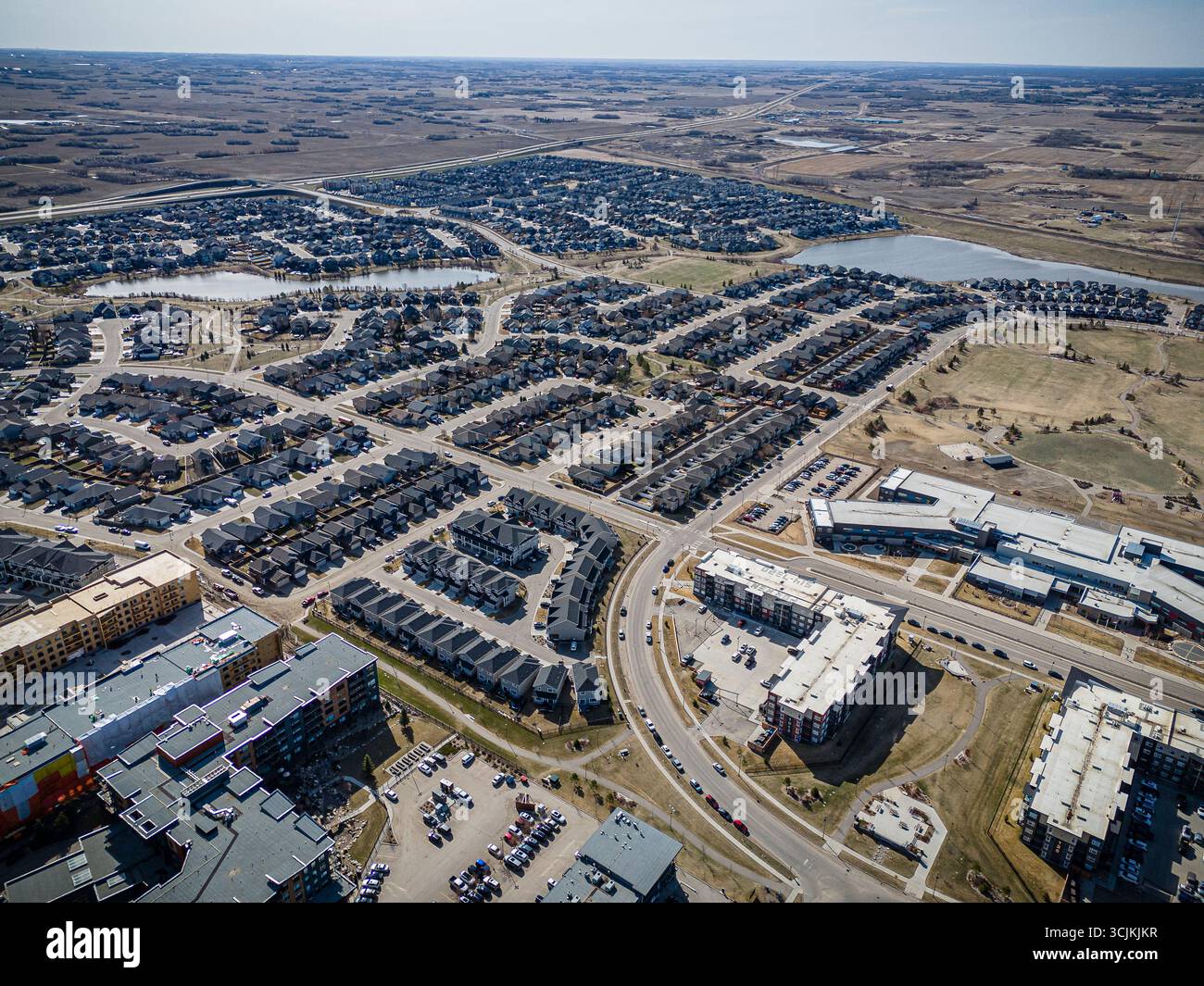 A high-resolution aerial drone photograph of the Stonebridge ...
