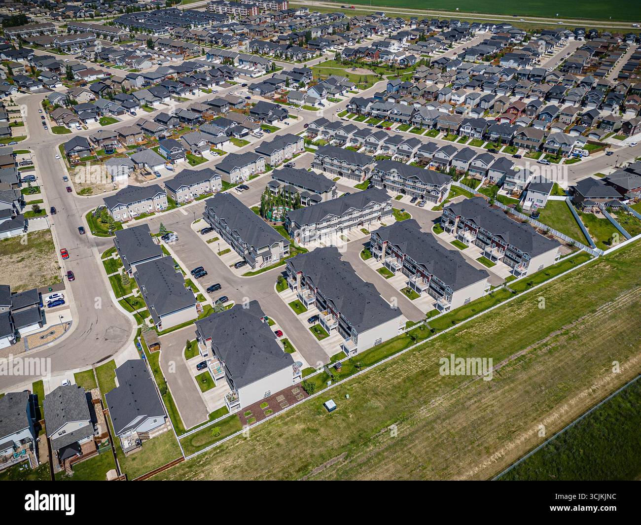 A high-resolution aerial drone photograph of the Stonebridge ...