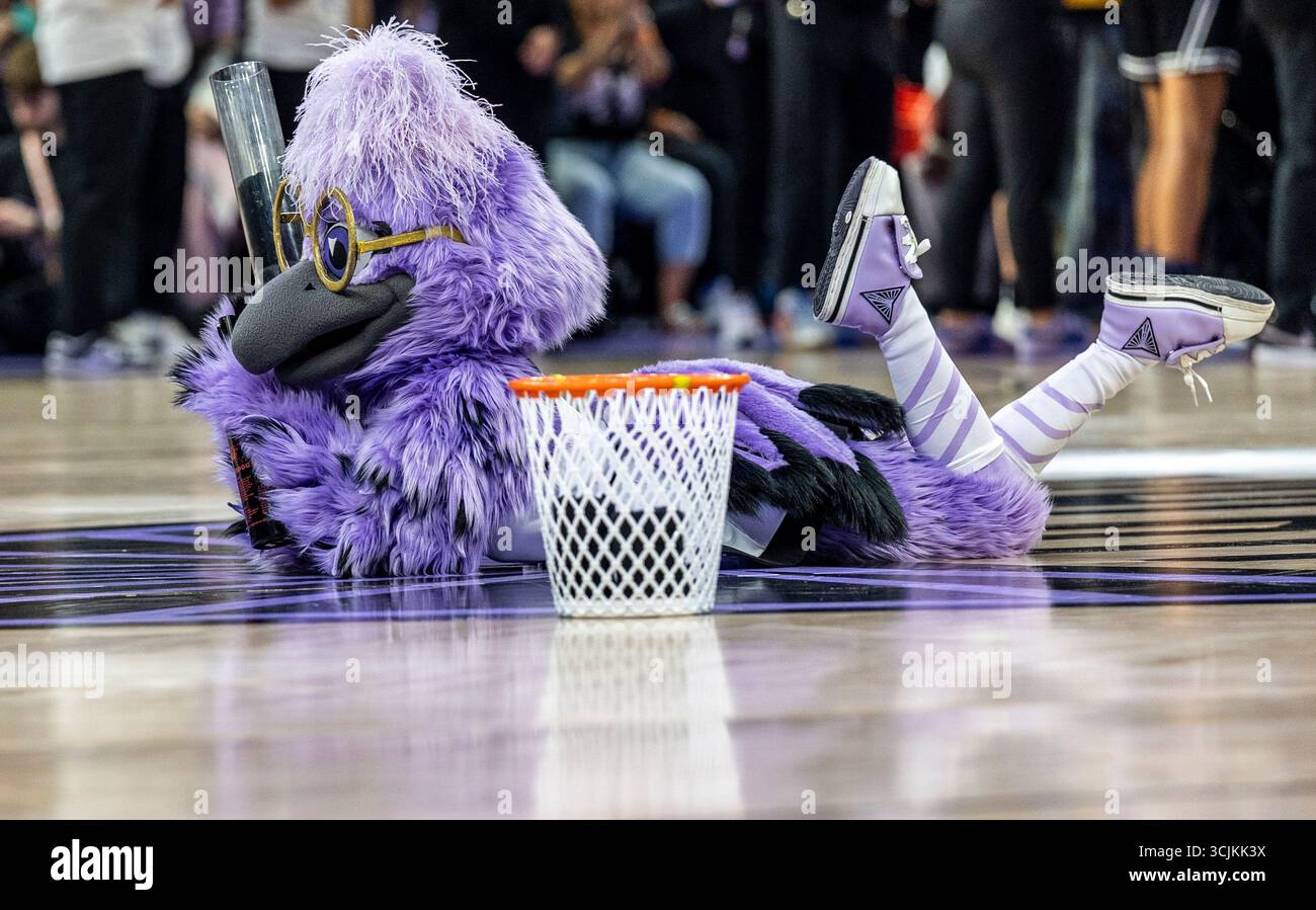September 06 2025 San Francisco CA, U.S.A. Valkyries mascot Violet on ...