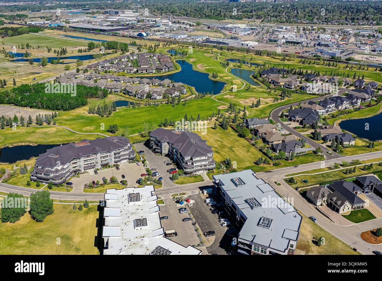 Aerial view willows neighborhood hi-res stock photography and images ...