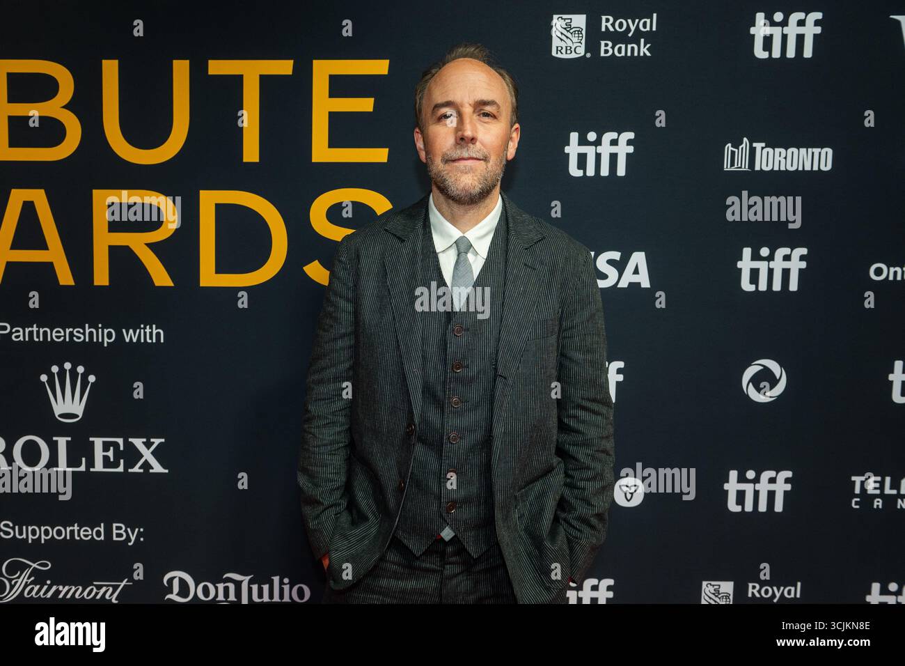Derek Cianfrance arrives on the red carpet for the TIFF Tribute Awards ...