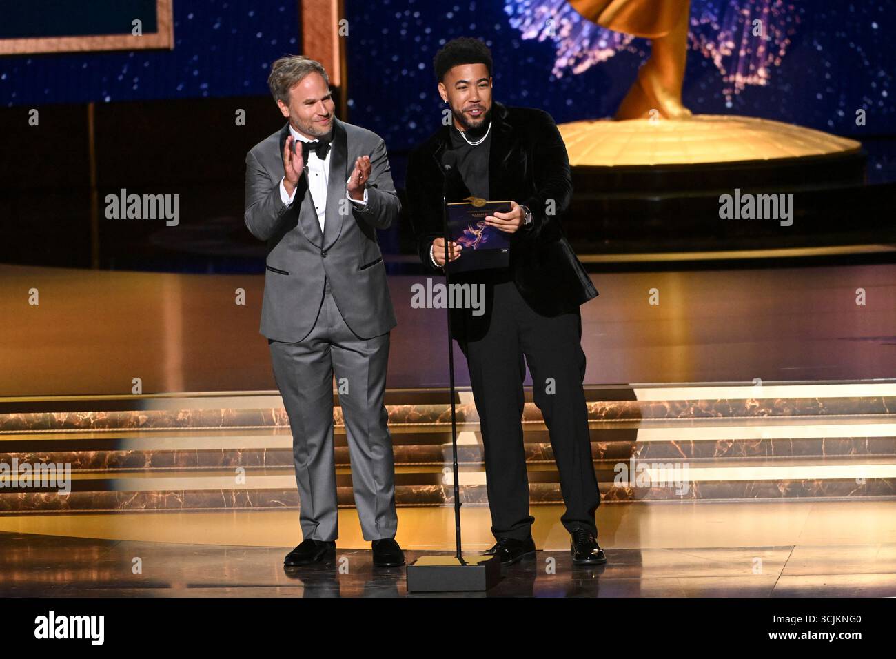 EXCLUSIVE - David Hoffman, left, and Kevin Miles present the nominees ...