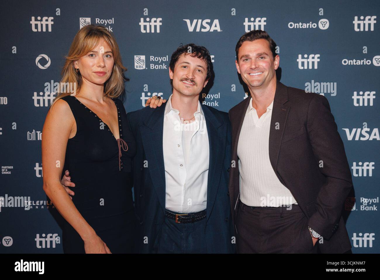 (L-R) Victoria Ratermanis, Nyk Allen and Blake Winston Rice attend the ...