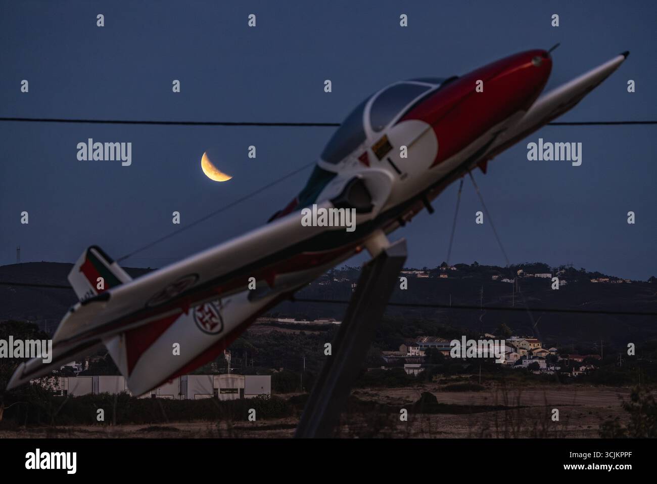 A red full moon, also known as a blood moon, is seen during a lunar ...