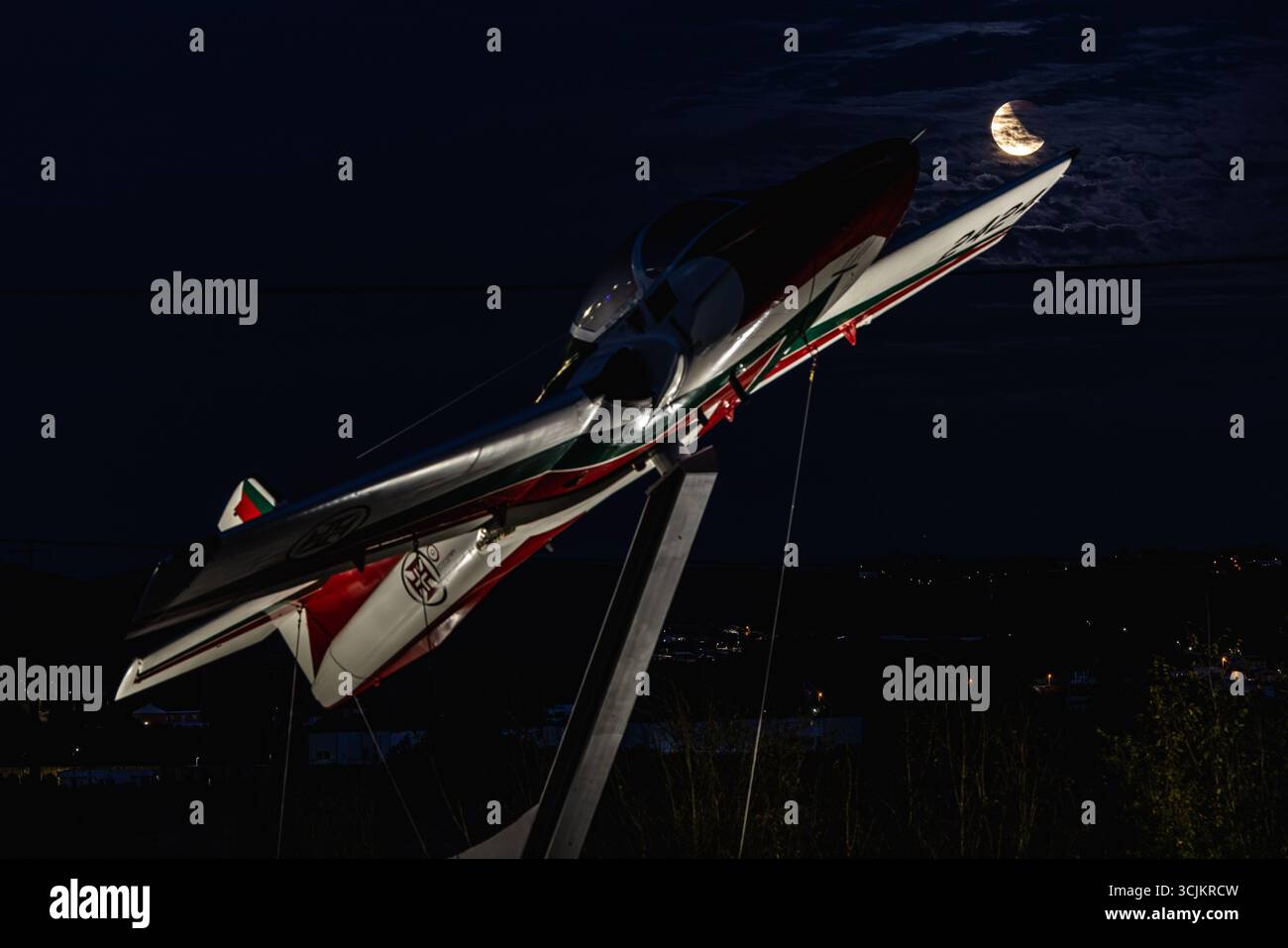 A red full moon, also known as a blood moon, is seen during a lunar ...