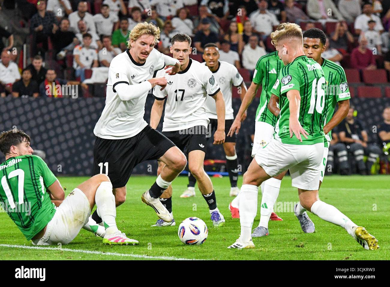 Nick Woltemade (Deutschland Germany, 11) 2. v.li., Aktion, Action ...